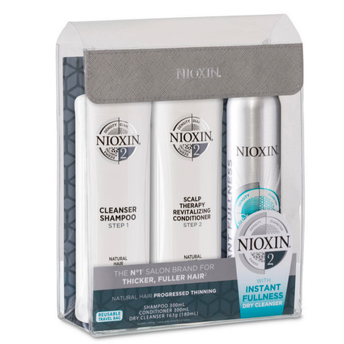 Nioxin System 2 Trio Pack with Dry Cleanser | My Haircare & Beauty